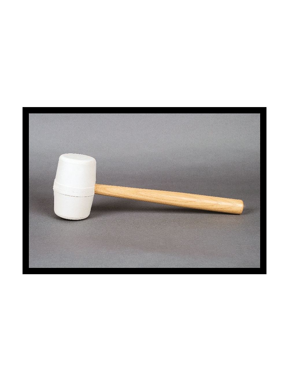HAMMER, RUBBER MALLET 18 OZ 14 1/2 NON-MAR GREY HEAD